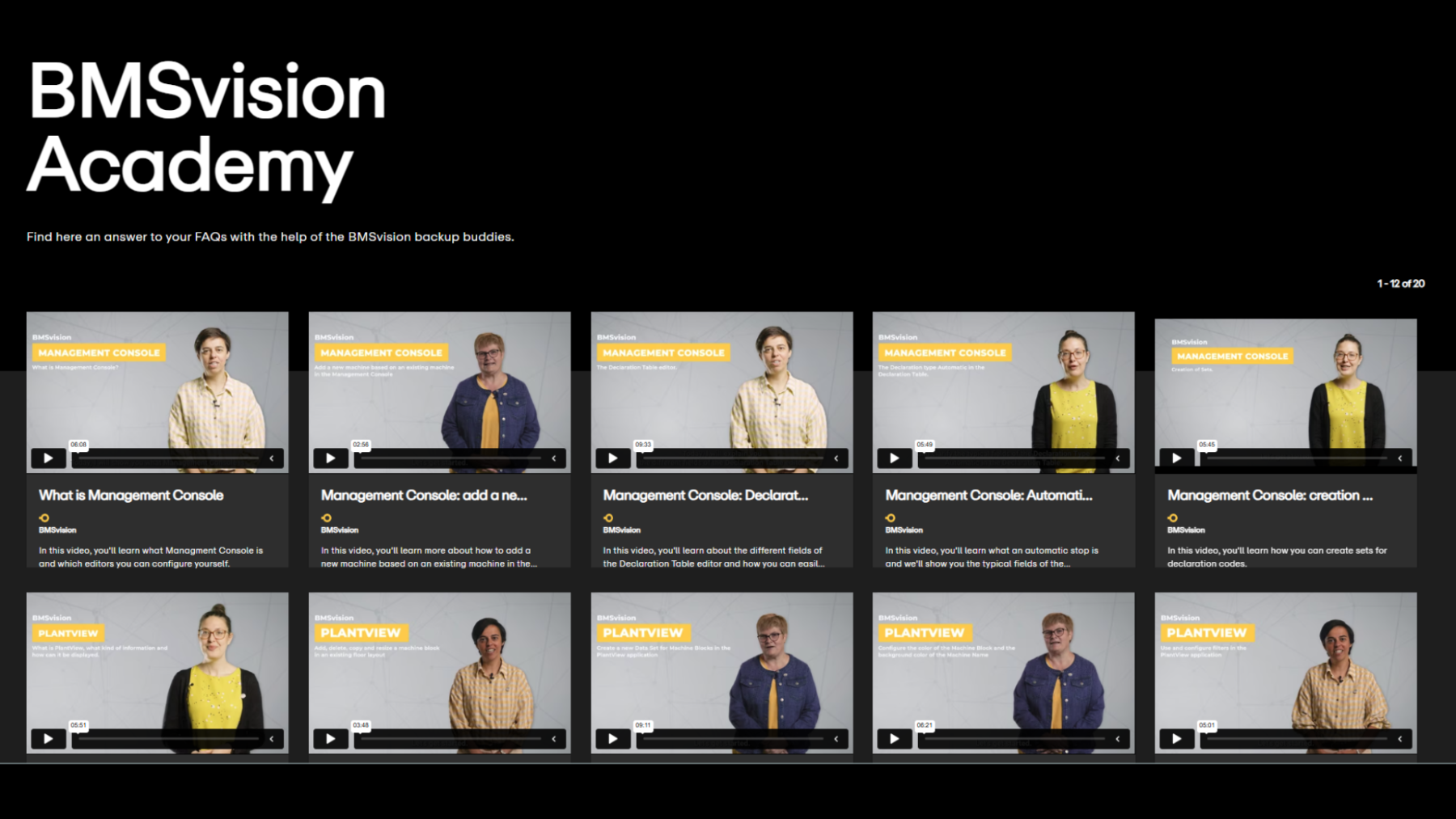 Introducing our Online Training Academy | BMSvision